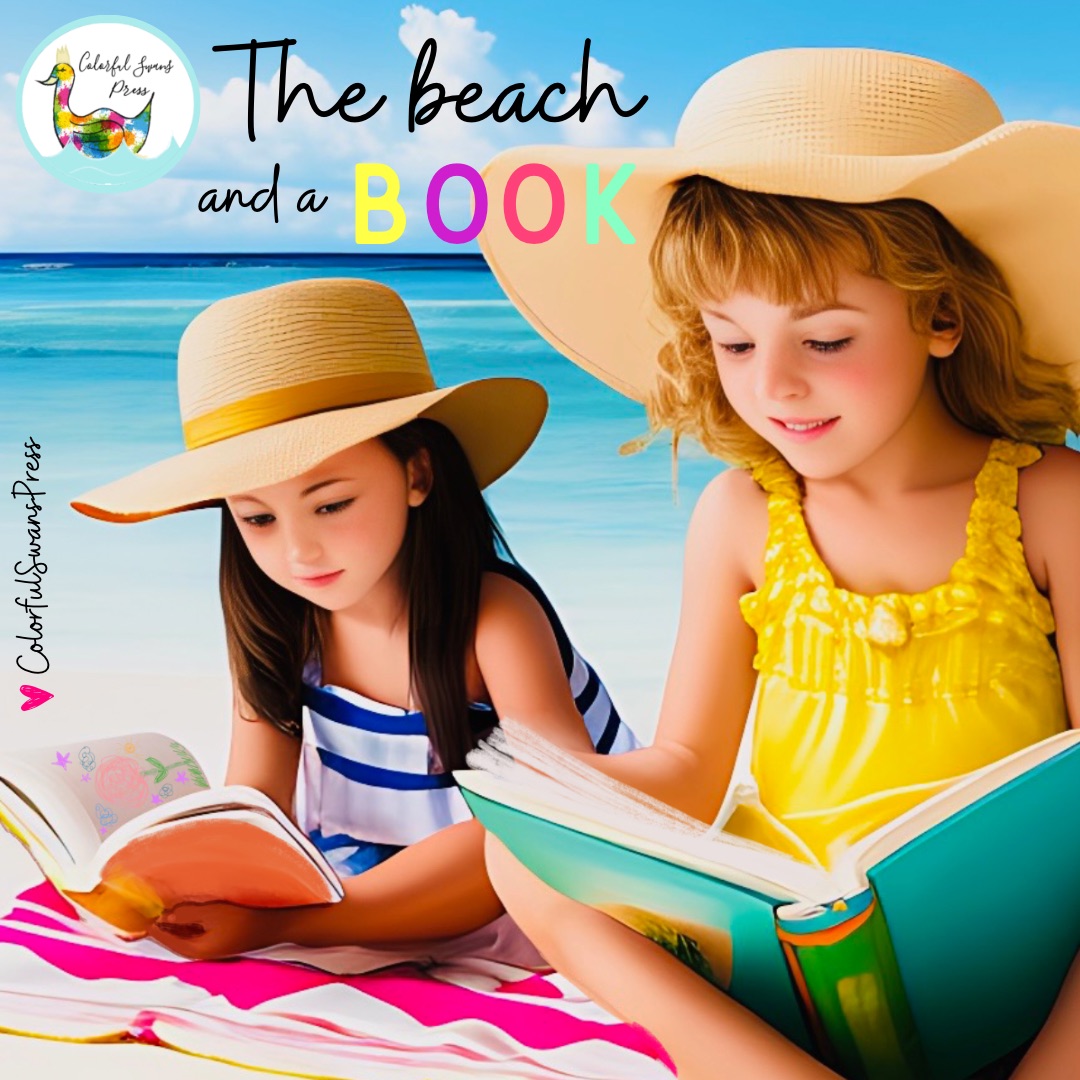 The Beach, a Book, and Some Favorite Things – Colorful Swans Press